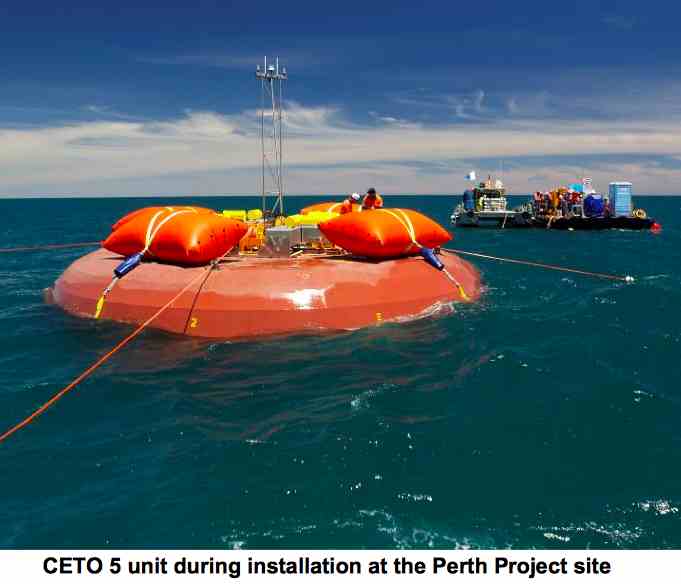 Carnegie says first CETO 5 wave generator now operating