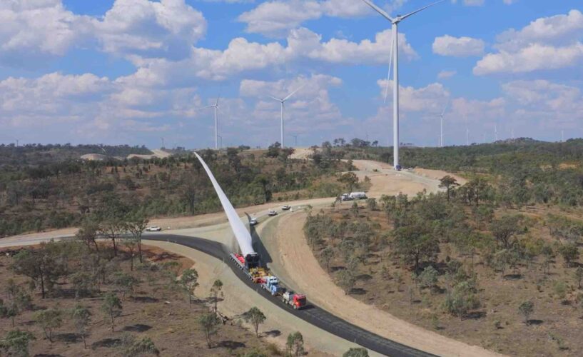 Forrest-backed wind farm hits half-way mark as turbine number 50 goes ...